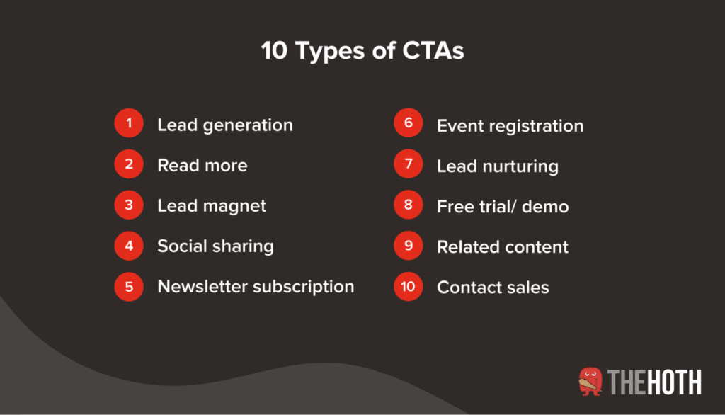 10 Essential Types of CTAs - The HOTH